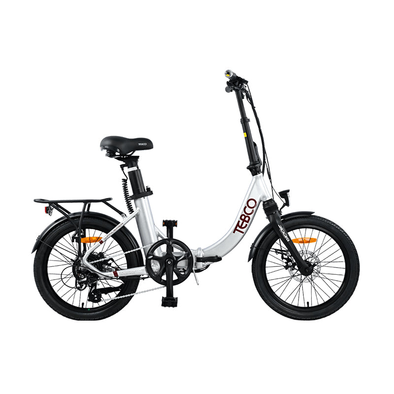 Tebco Wanderer Folding E-Bike - Silver